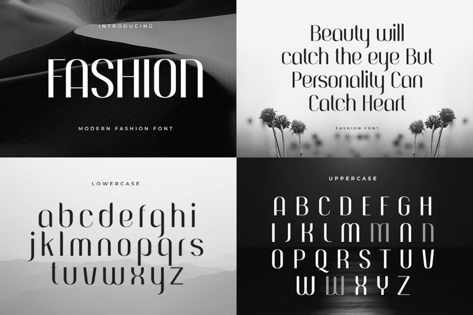 Modern Font Bundle: 17 Unique Commercial Fonts - Etsy