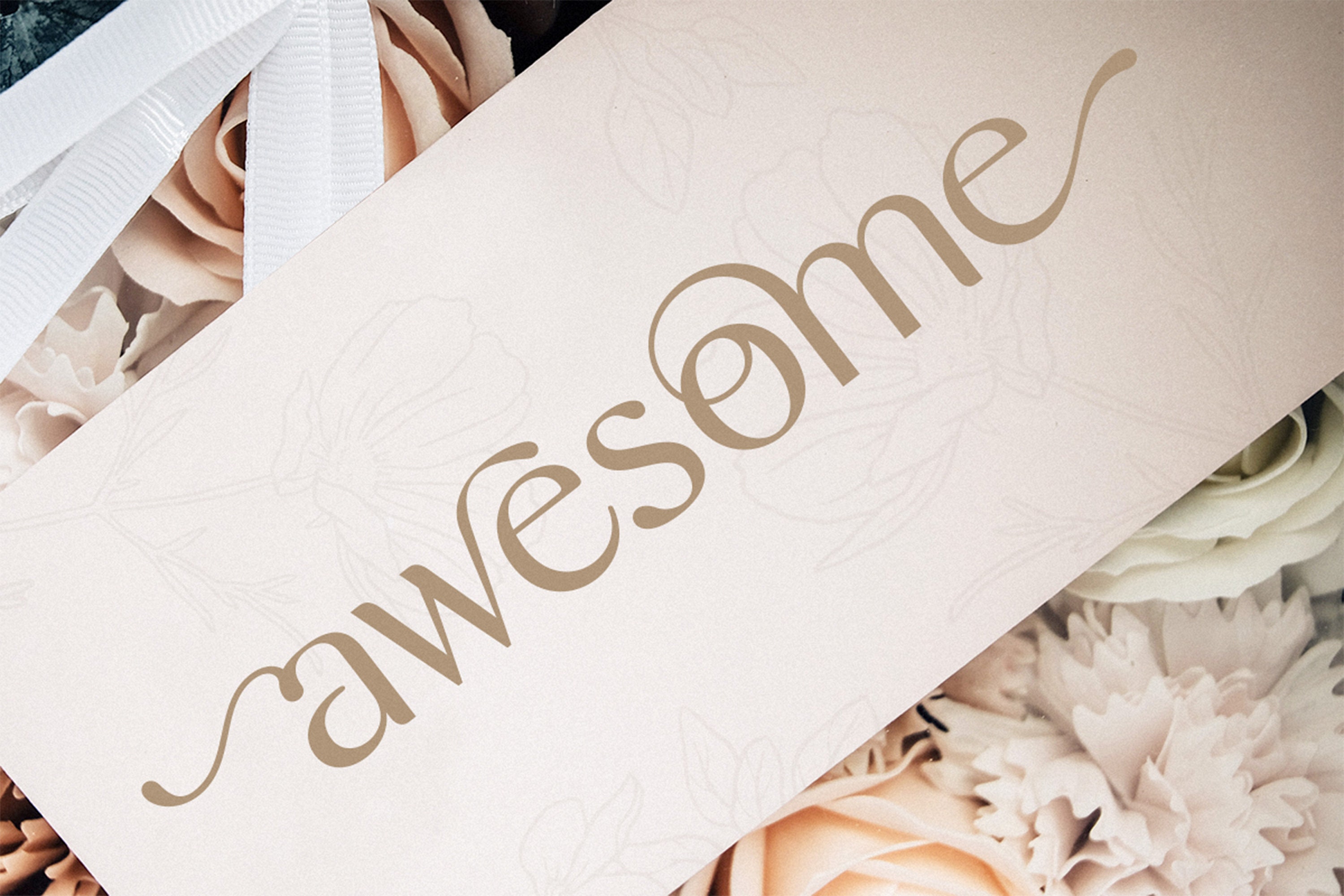 Famous Modern Feminine Beauty Font, Retro Font, Elegant Font, Canva ...