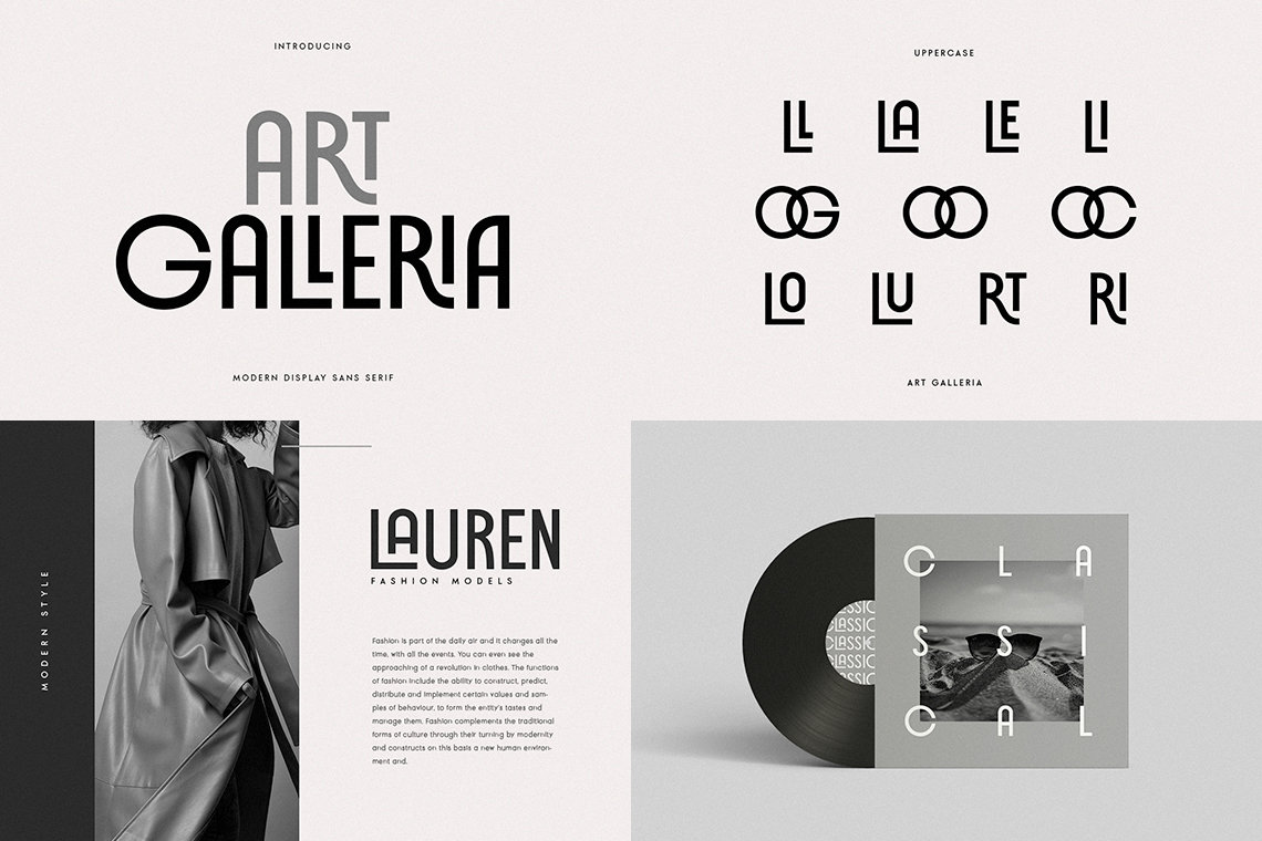 Modern Font Bundle: 17 Unique Commercial Fonts - Etsy