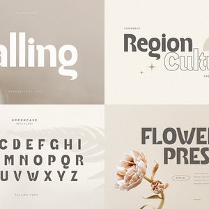 Modern Font Bundle: 17 Unique Commercial Fonts - Etsy