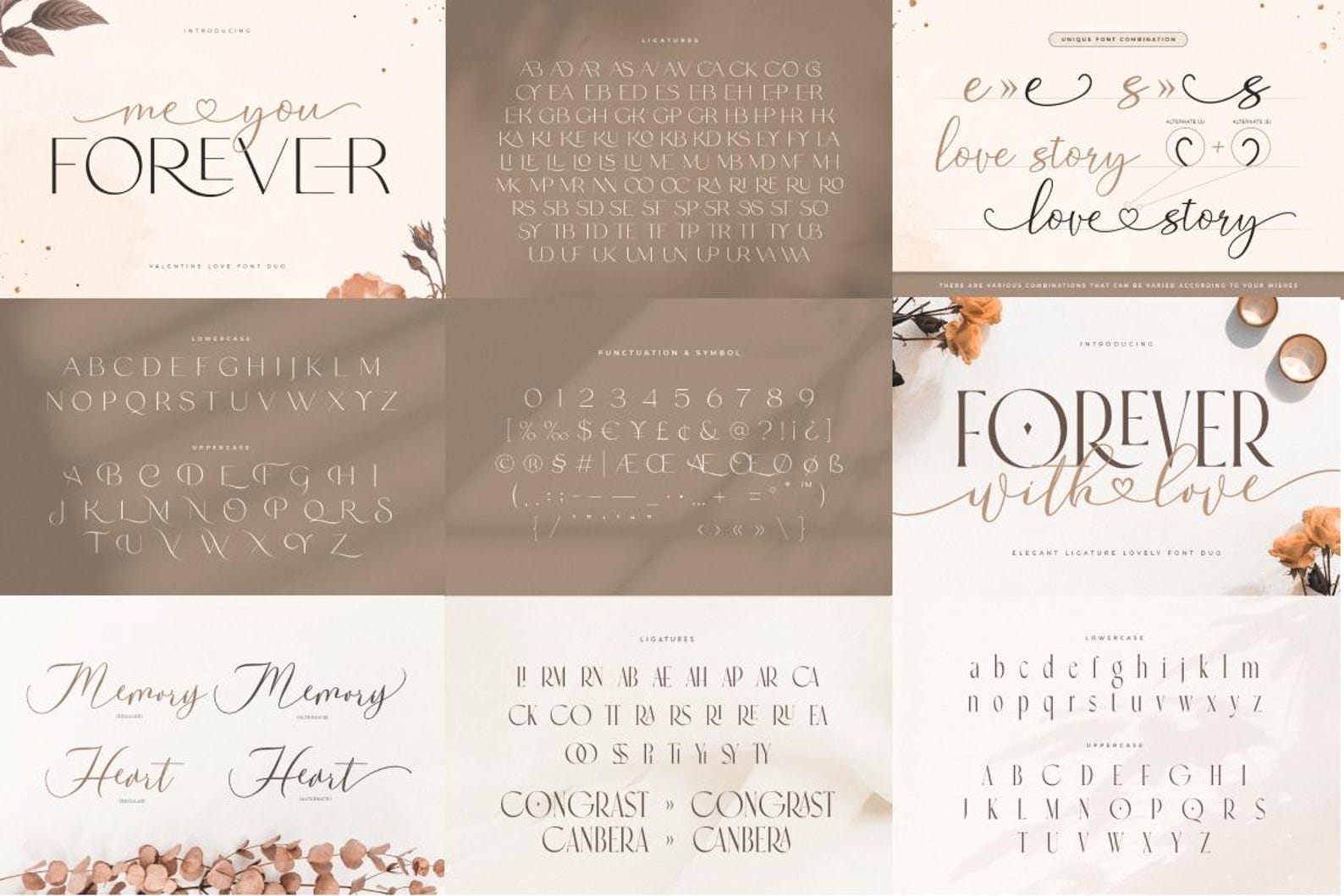 6 in 1 Font Duo Bundle – Perfect Pairing Fonts for Logos, Branding ...