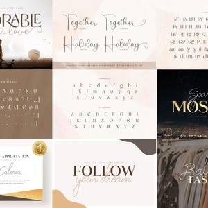 6 in 1 Font Duo Bundle – Perfect Pairing Fonts for Logos, Branding ...