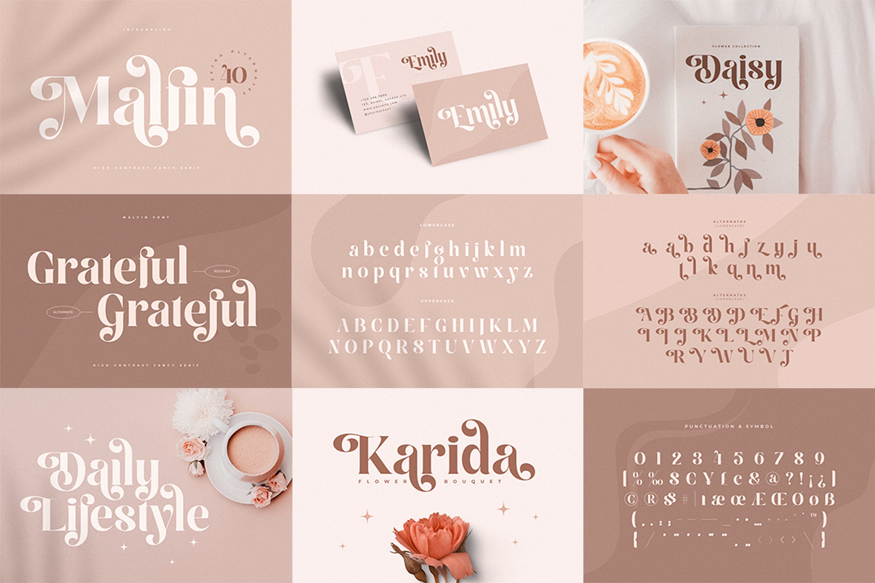 Vintage Retro Fonts Bundle 20 in 1 - Vintage Fonts, Retro Fonts, Sign ...
