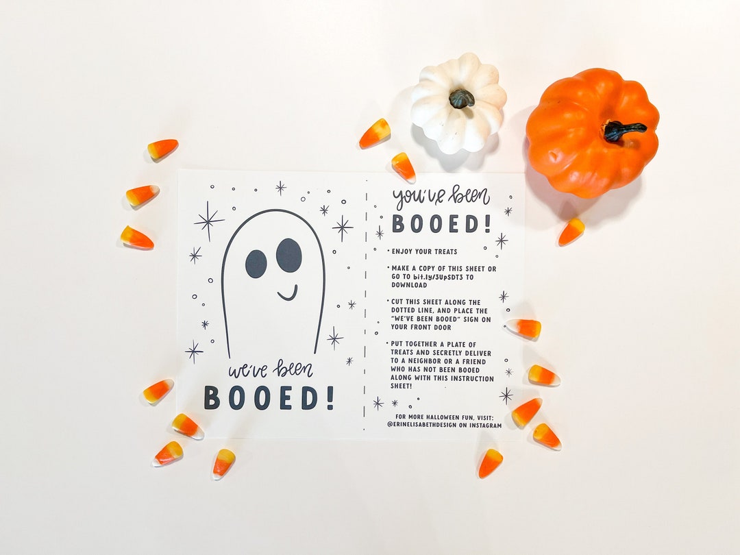 Youve Been Booed Halloween Printable, Neighborhood Favorite, Halloween ...