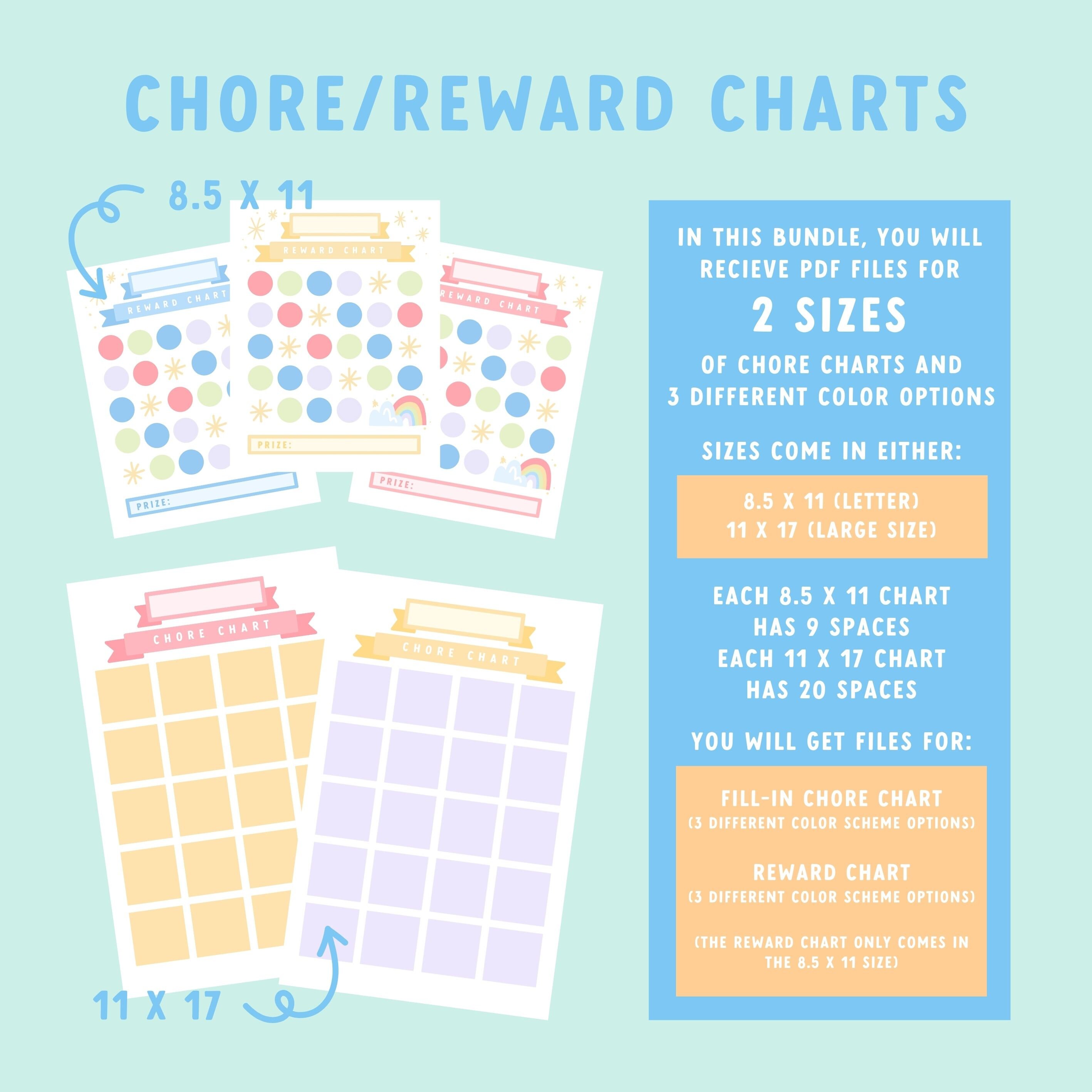 ULTIMATE Chore and Routine Chart Bundle - Digital Download | Printable ...