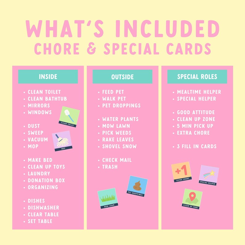 ULTIMATE Chore and Routine Chart Bundle - Digital Download | Printable ...