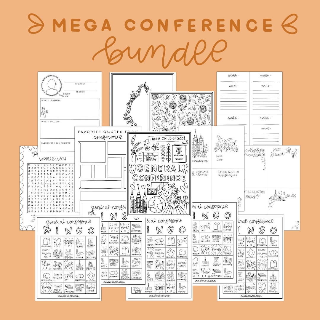 MEGA Fall General Conference Bundle - Digital Download, Conference ...