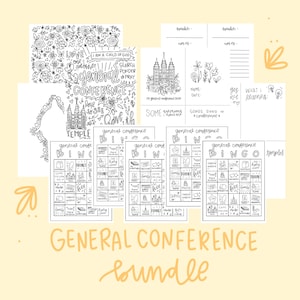 General Conference Packet for Kids Primary, 2024 General Conference ...