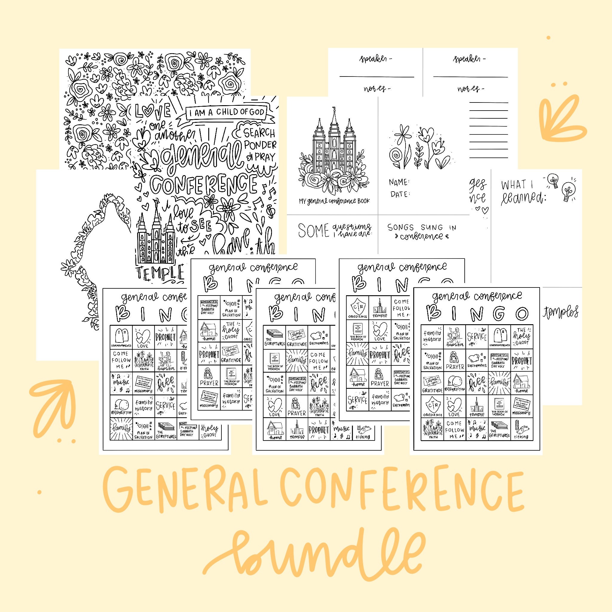 HUGE LDS General Conference Bundle - Etsy