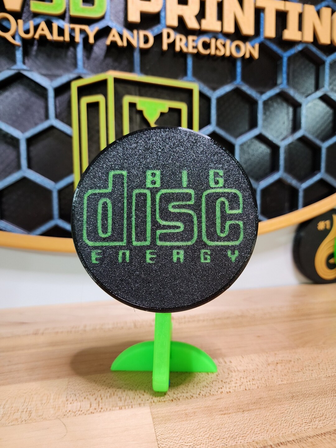 Disc Golf Mini Magnetic Big Disc Energy - Etsy
