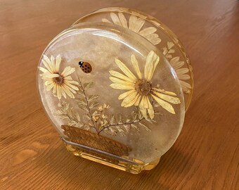 Lucite Flower Napkin Holder - Etsy