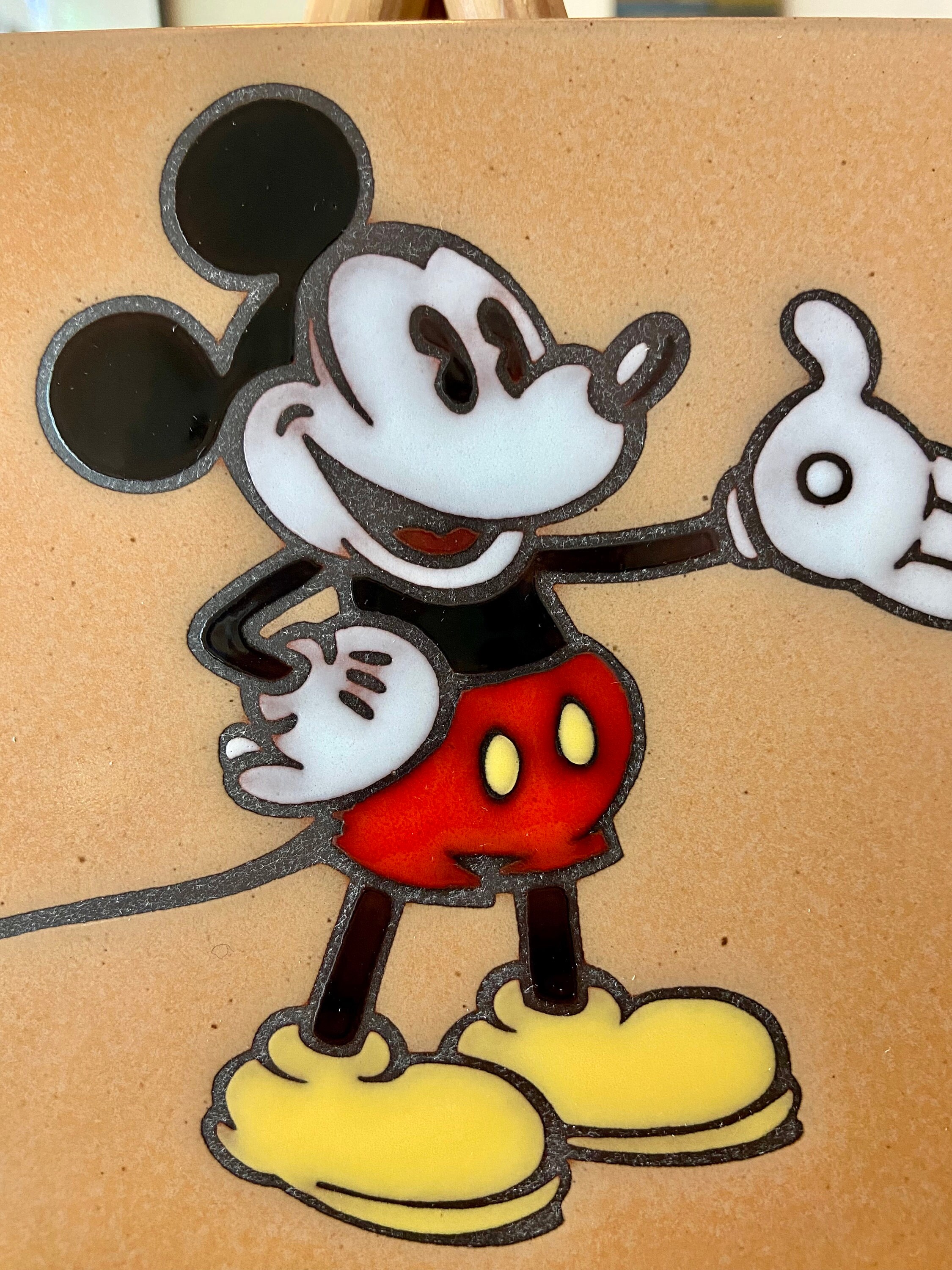 Masterworks Art Tiles Mickey Mouse Trivet walt Disney Productions - Etsy