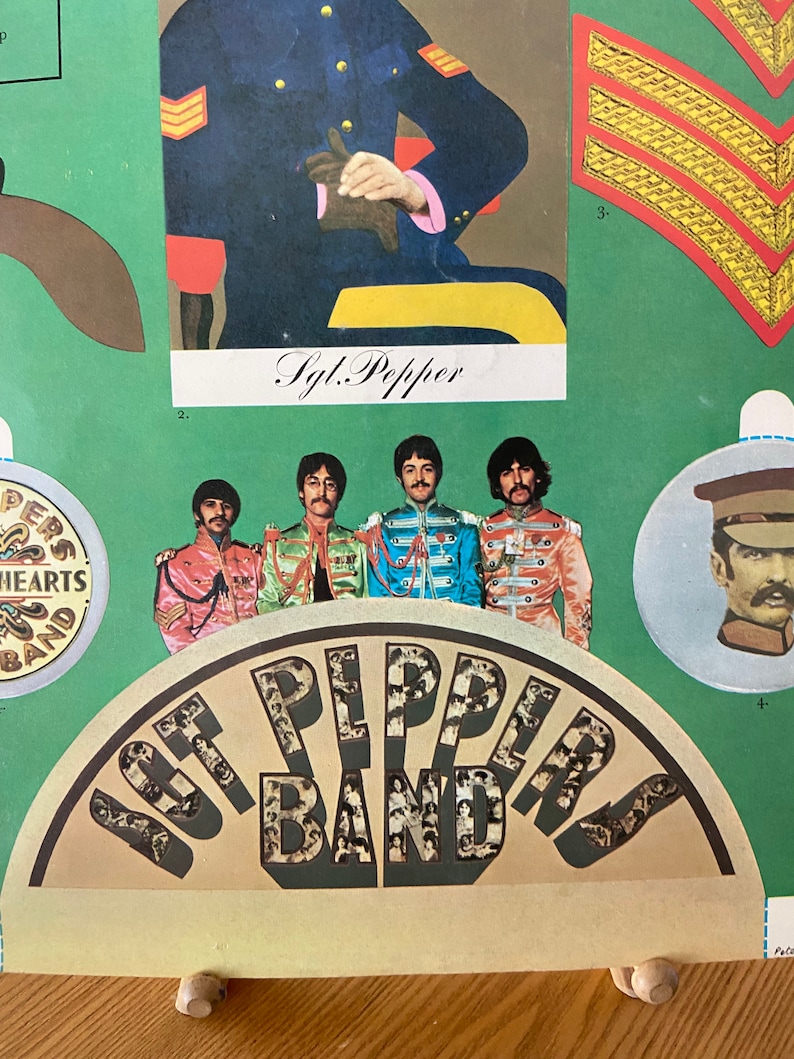 Album Insert Cut-outs & Art 1967 Beatles sgt. Pepper - Etsy