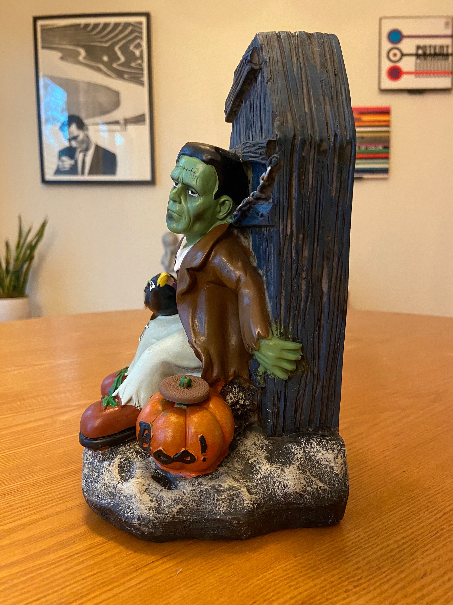 Frankenstein's Monster Spooky Halloween Bookend - Etsy