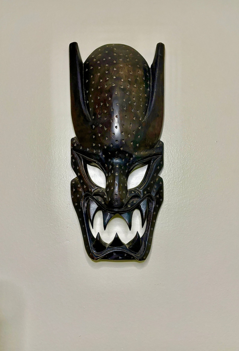 Vintage Wooden Filipino Bakunawa Mask, Large 20 - Etsy