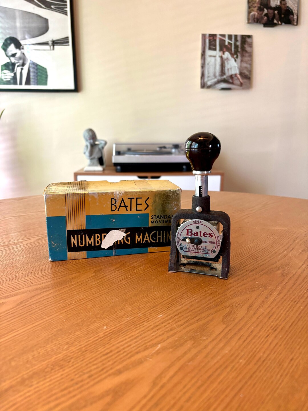 Vintage Bates Numbering Machine 6 Wheels, Style E original Box - Etsy