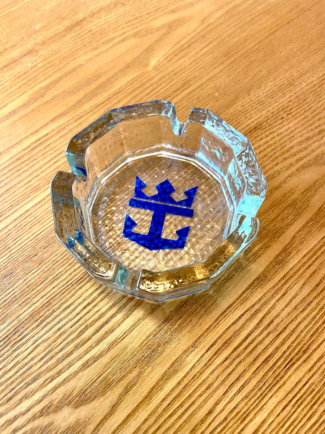 Vintage Blenko Glass Royal Caribbean Cruise Line Ashtray - Etsy
