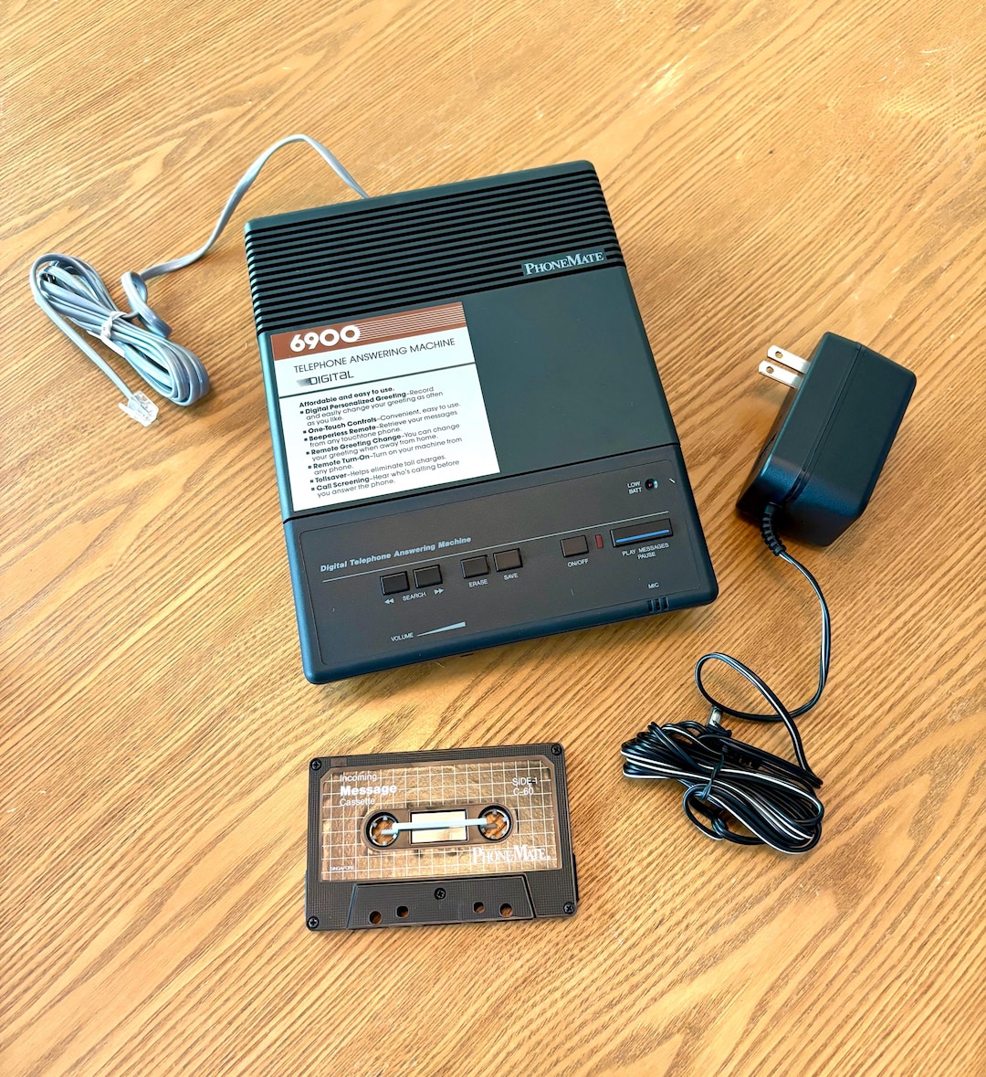 Vintage Phonemate 6900 Telephone Answering Machine - Opened, New in Box - Etsy