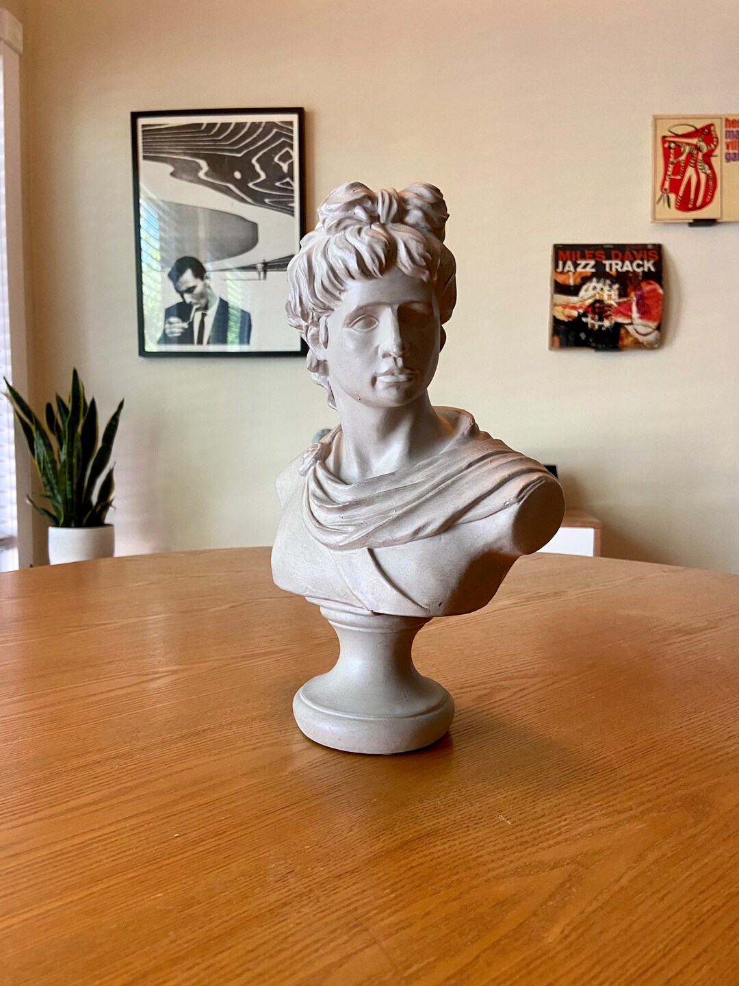 Apollo Greek/roman Bust Statue, Vintage-style (lightweight) - Etsy