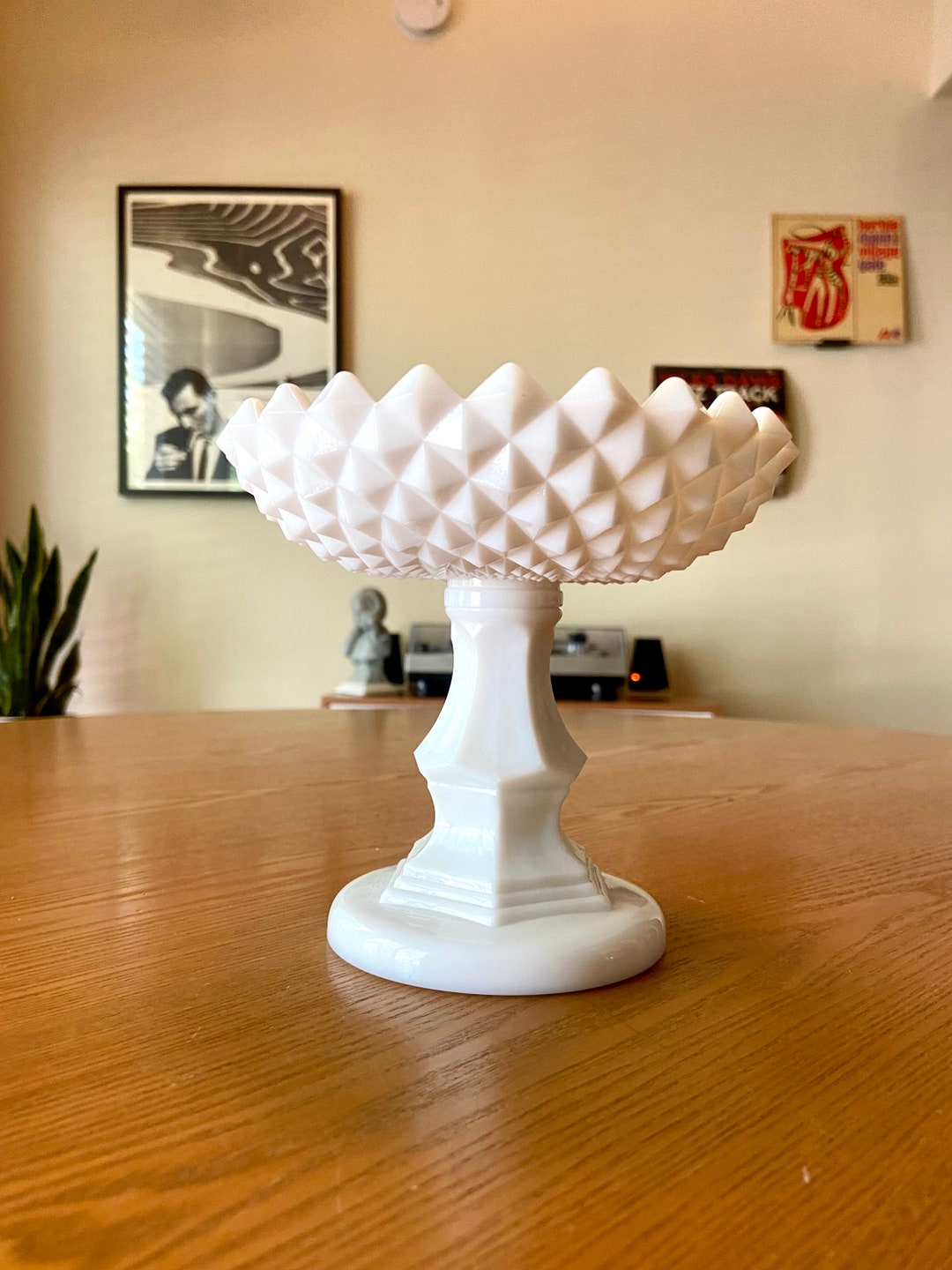 Vintage Westmoreland Sawtooth Milk Glass Candy Dish (no Lid) - Etsy