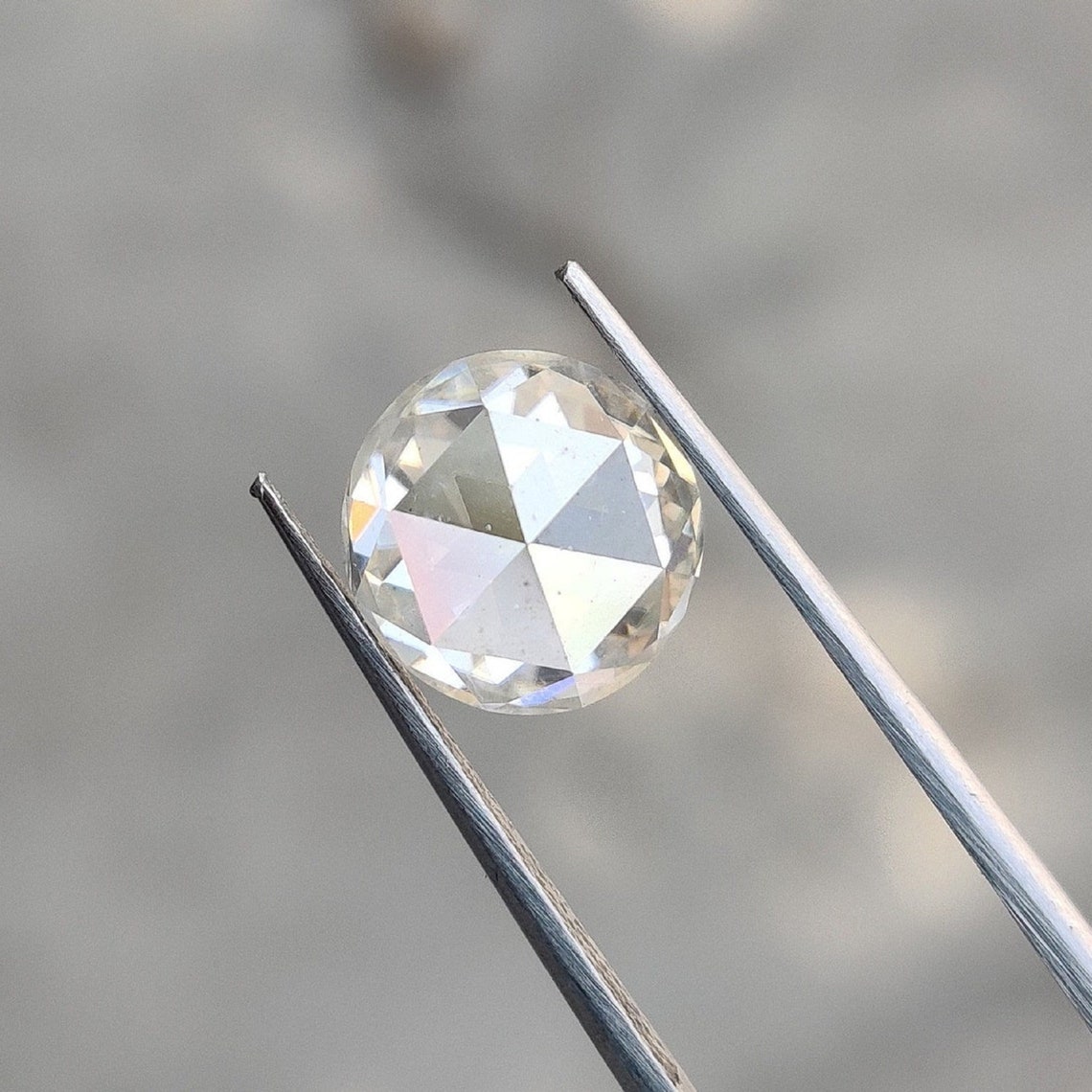 Rose Cut Stone Rose Cut Moissanite Loose Stone Rose Cut Diamond Loose ...