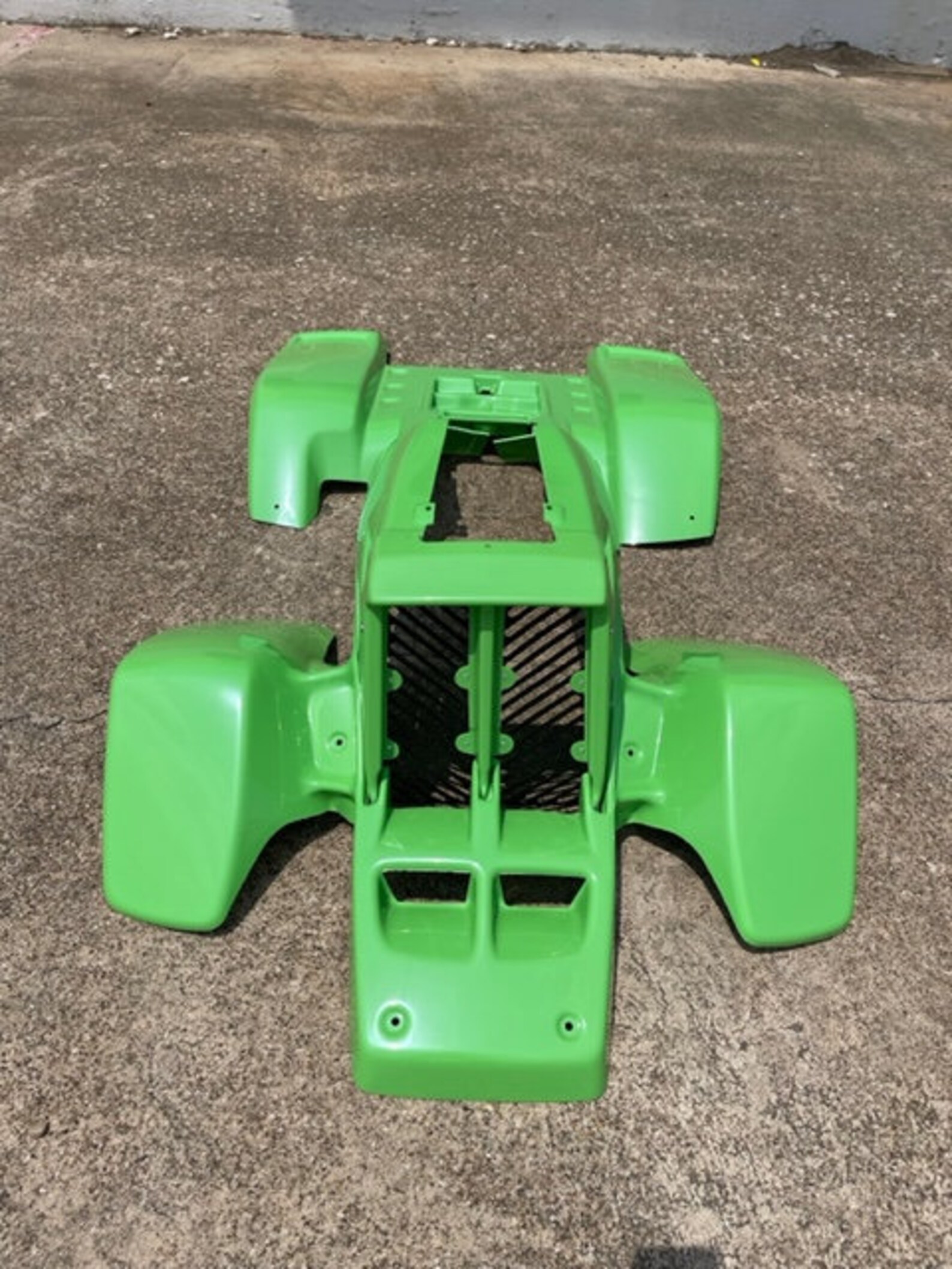 YAMAHA BANSHEE YFZ 350 Green Complete Plastic Set Fender Kit Front ...