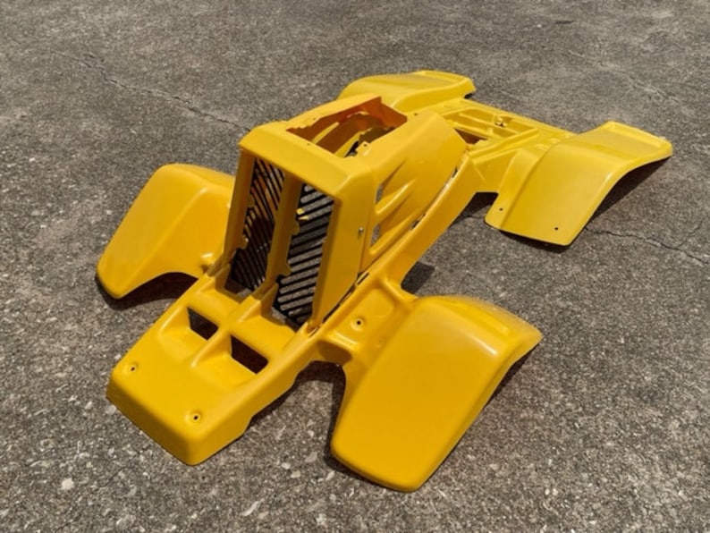 YAMAHA BANSHEE YFZ 350 Yellow Complete Plastic Set Fender Kit Front ...