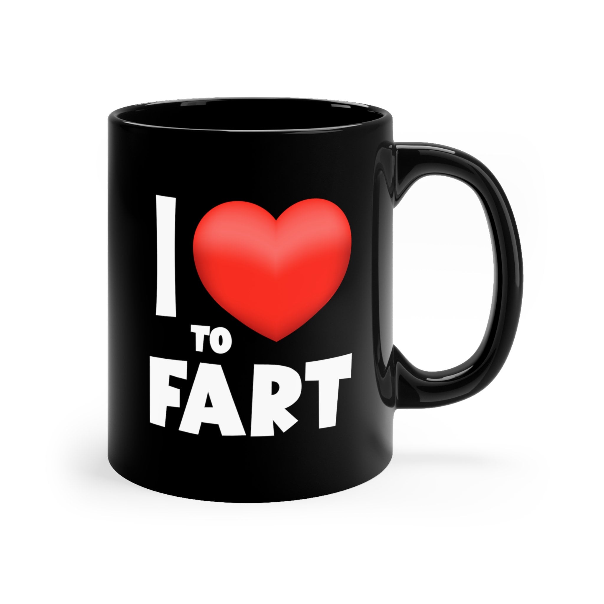 I Love to Fart Mug, I Heart to Fart Cup, Funny Fart Gifts for Coworkers ...