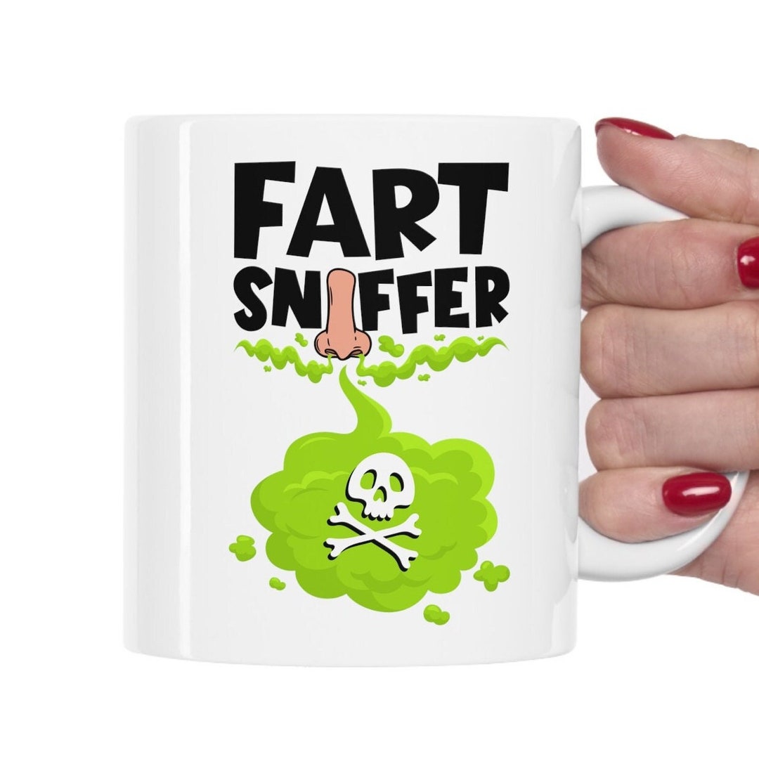Fart Sniffer Mug Funny Fart Mug Fart Sniffing Mug Gift Ideas for Him or ...