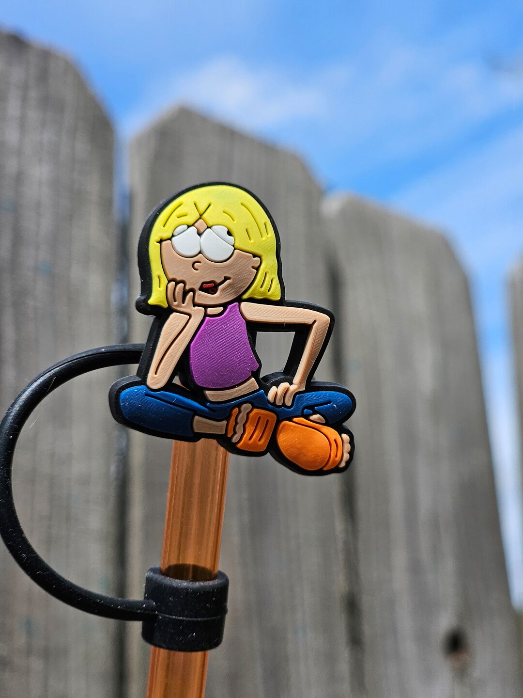 Lizzie Mcguire Straw Topper: Standard & Large Size Straws 8mm/10mm - Etsy