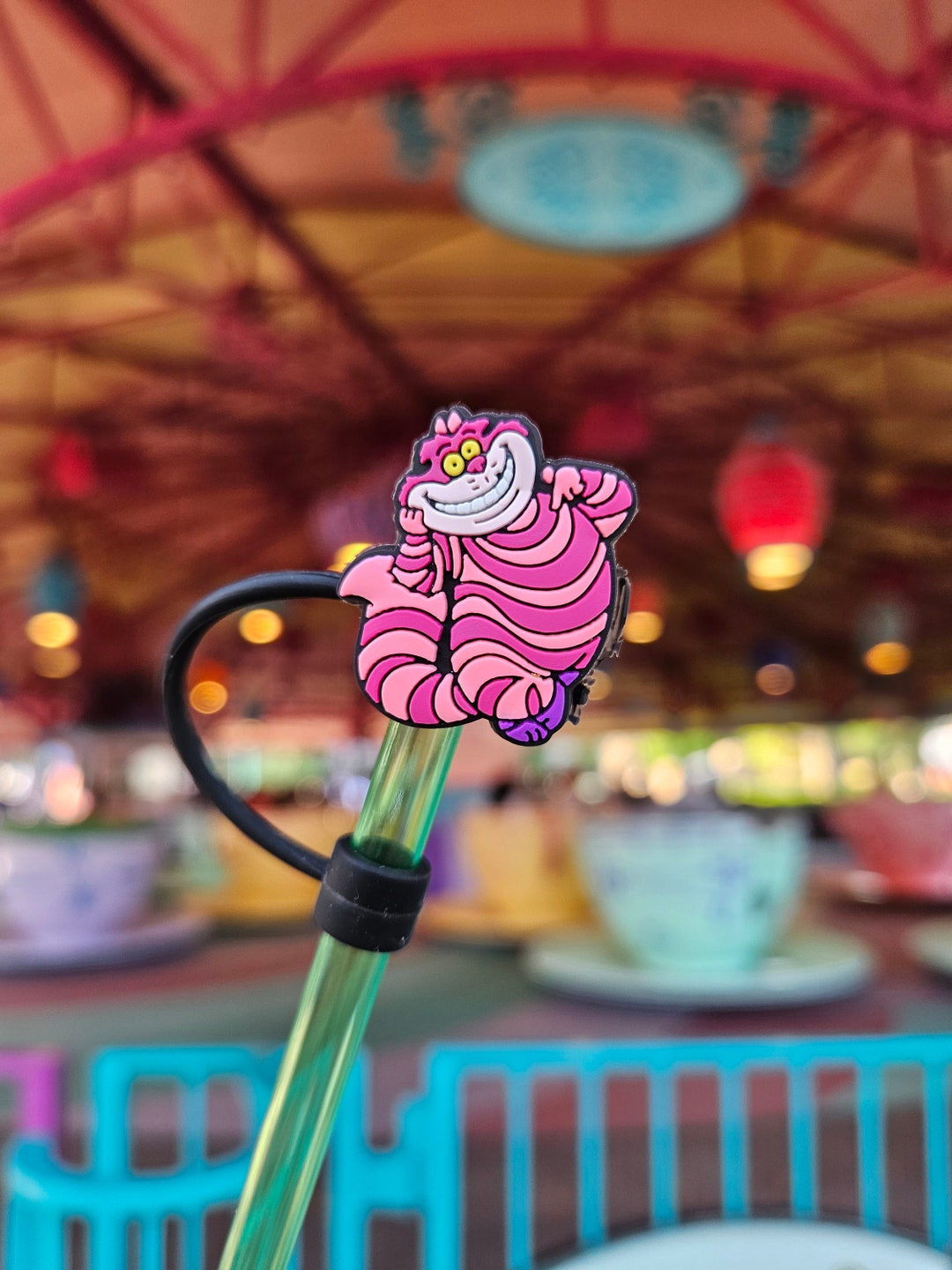 Cheshire Cat - Straw Toppers Standard 8mm and Large 10mm (ie. Stanley ...