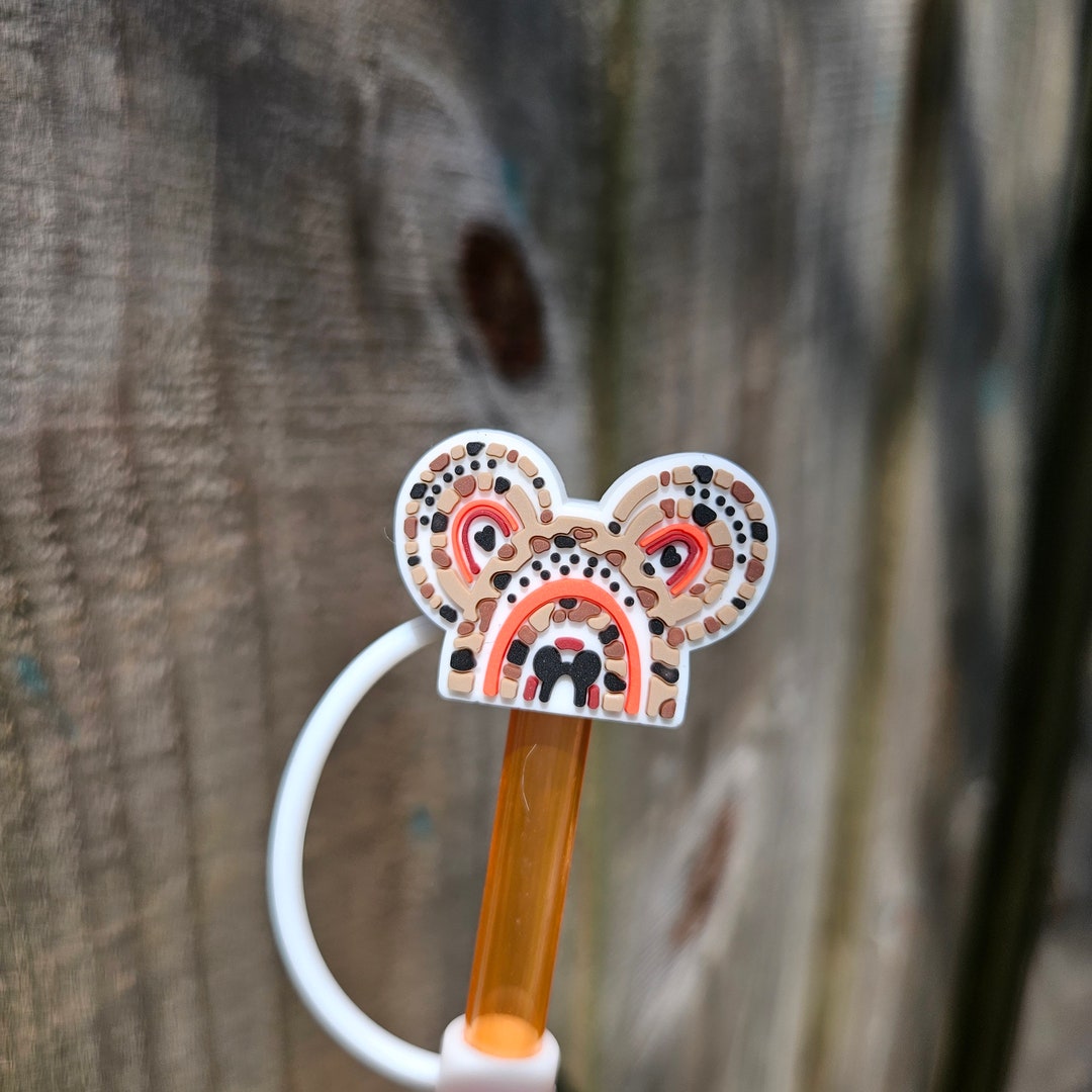 Rainbow on Safari Straw Topper - Standard Size Straw (8mm) and Large ...