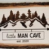 MINI Little Man Cave Hexagon 3D Wooden Sign || Boys Room Decor || Baby ...