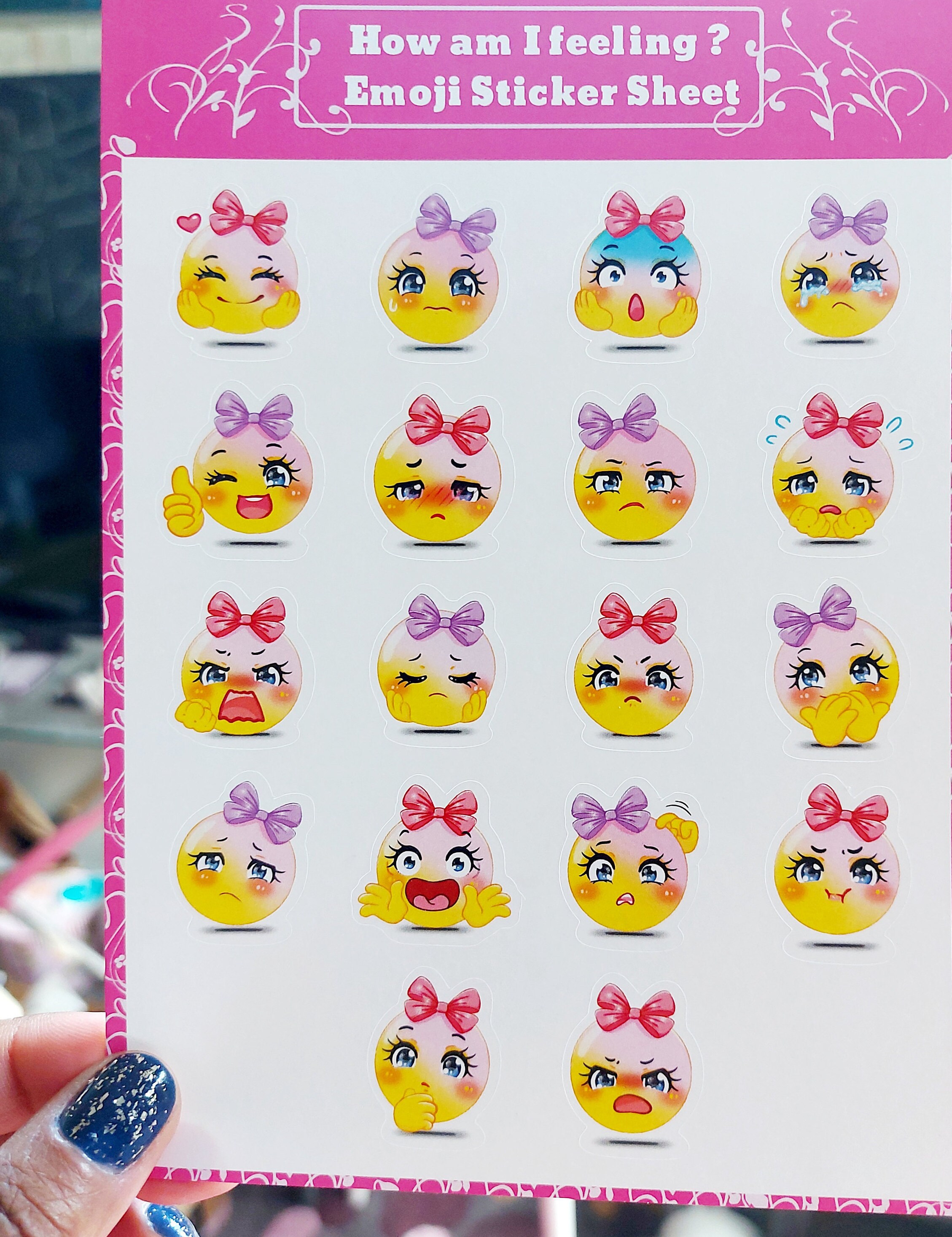 Feeling Stickers How Am I Feeling Emoji Stickers 3 Sheet - Etsy