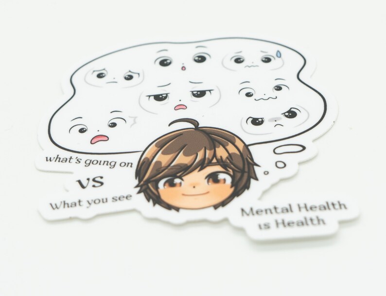 Sticker, Mental Health Stickers, Mental Health is Health Sticker ...