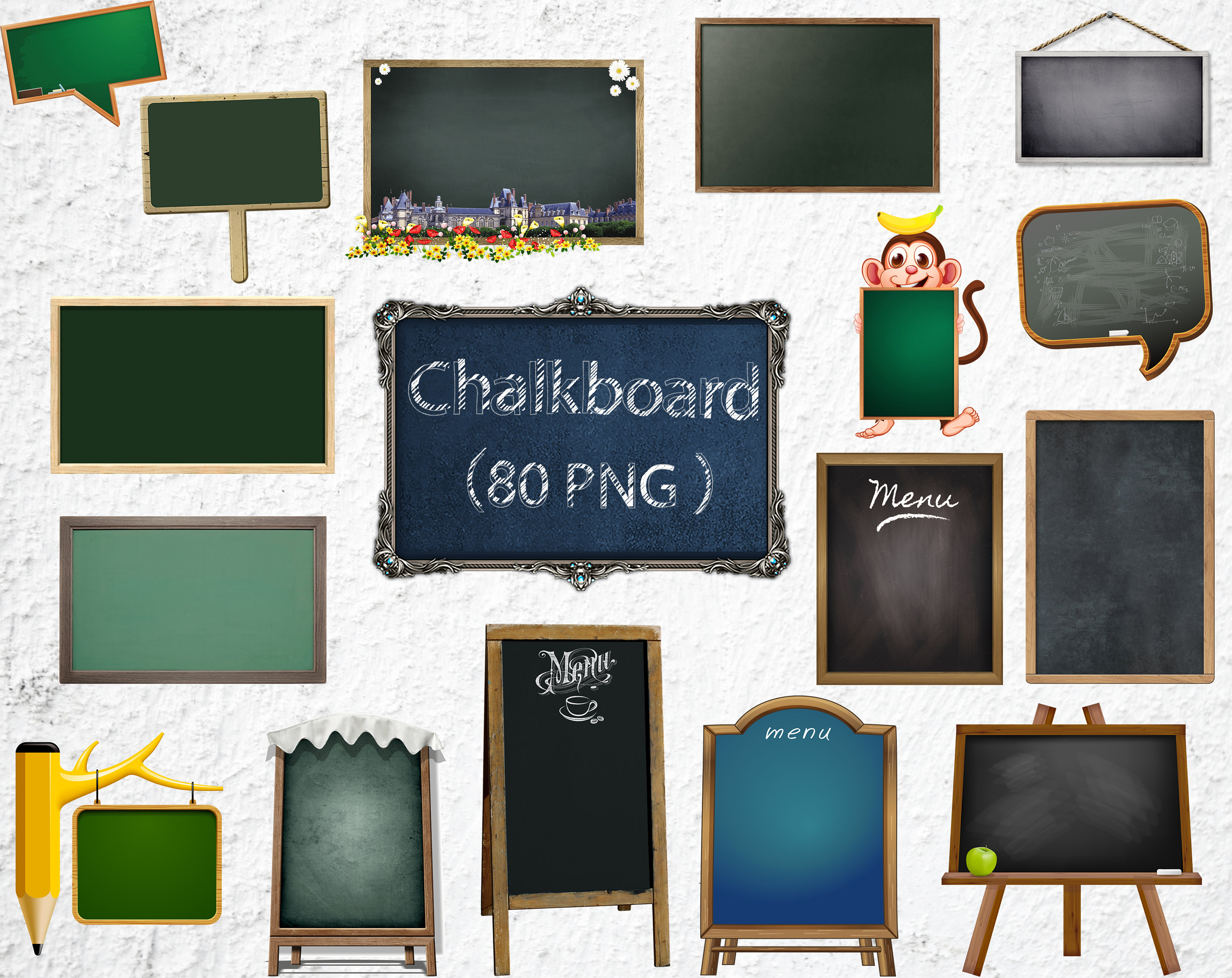 Chalkboard Background Clipart