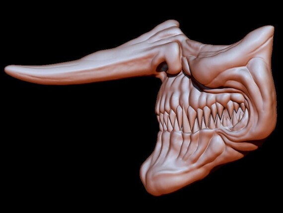 3D Mutant Clown Purge Mask | Etsy