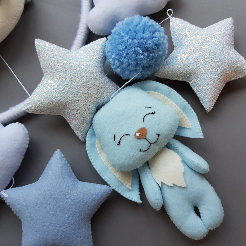 Baby Mobile Carousel in Bed Panda Mobile With an Owl Baby Room Decor ...