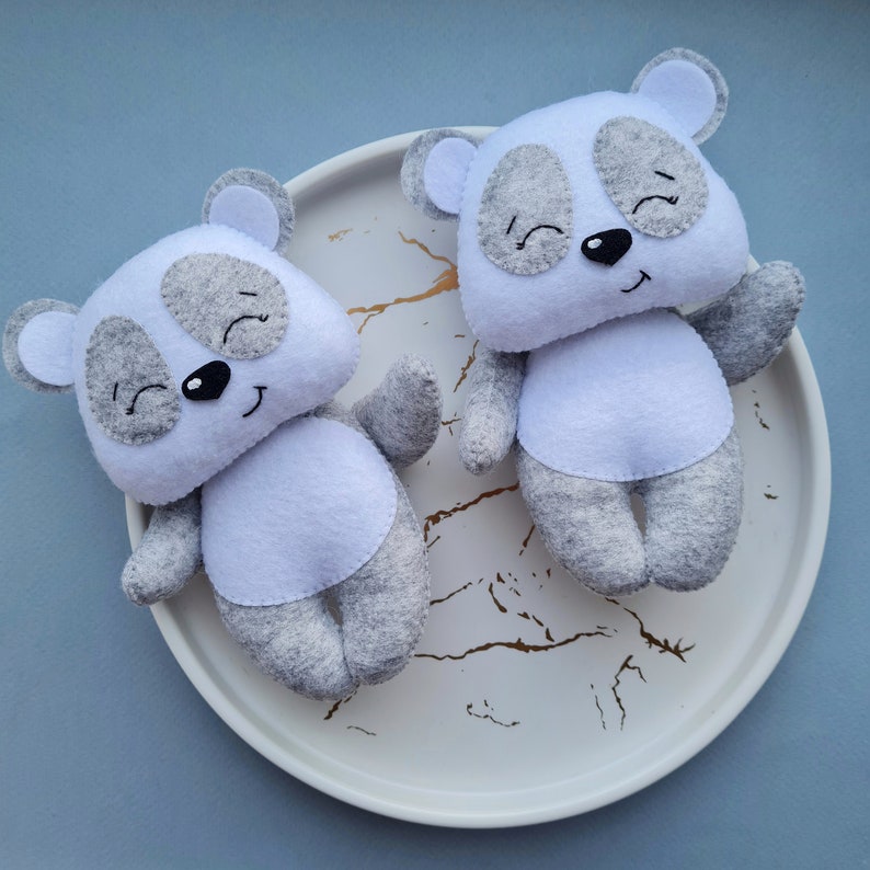 Baby Mobile Carousel in Bed Panda Mobile With an Owl Baby Room Decor ...