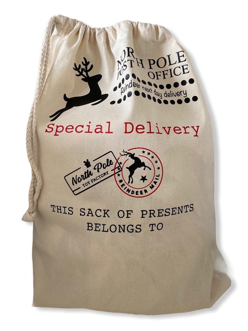 Personalised Santa Sack, Christmas Sack, Extra Large Santa Sack, Large ...