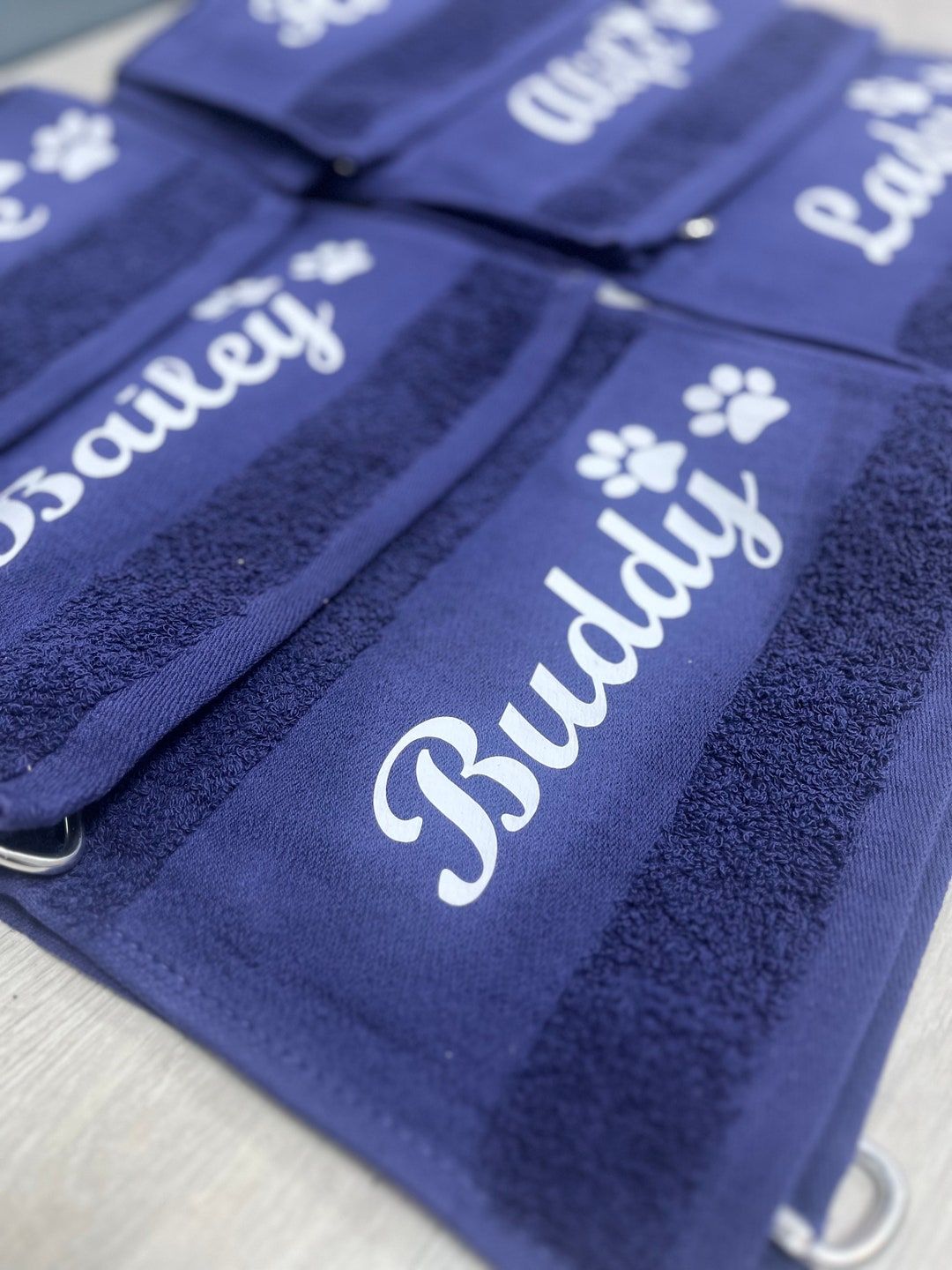 Personalised Pet Towel, Paw Towel for Dogs, Towel for Cats or Dogs - Etsy