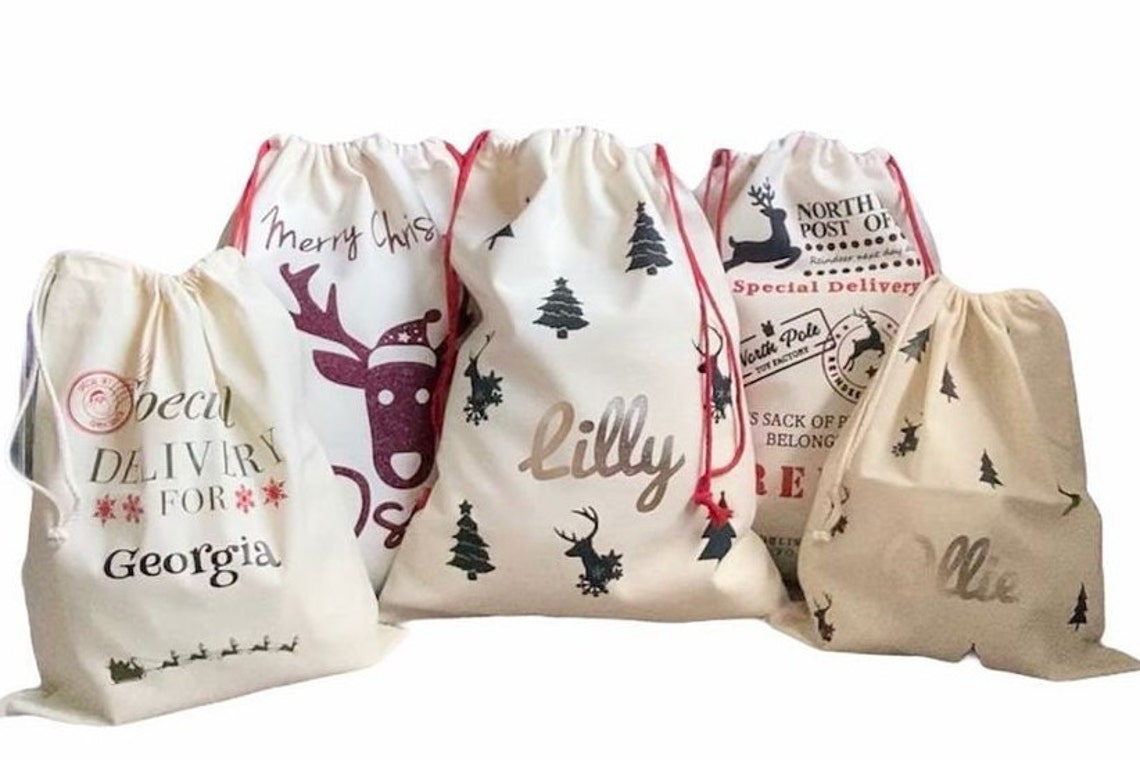 Personalised Santa Sack, Christmas Sack, Extra Large Santa Sack, Large ...
