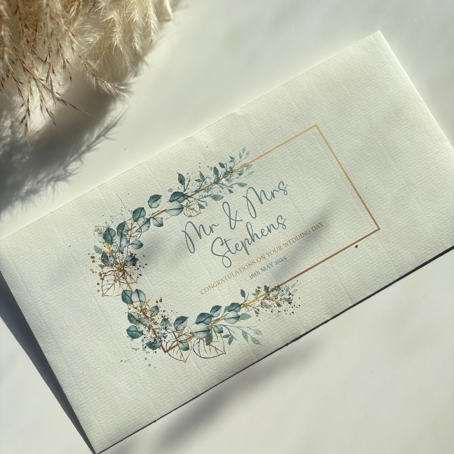 Wedding Money Wallet, Cash Gift Envelope, Cheque Wedding Gift for ...