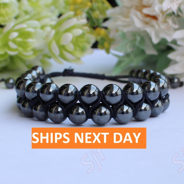 Hematite Bracelet - Etsy