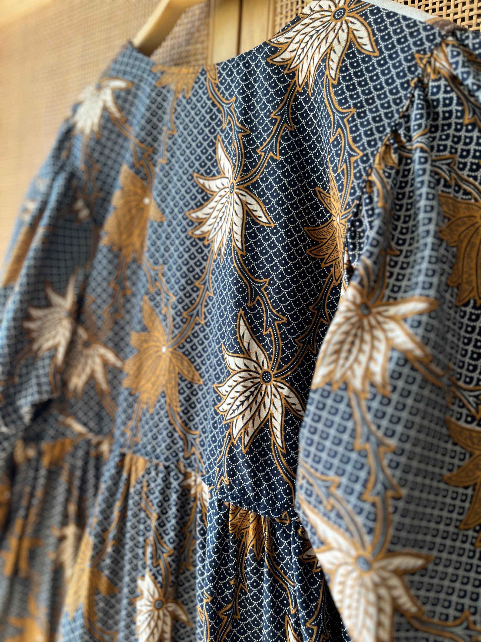 A Piece of Passion - Repurposed 1985 Calendar Linen and Vintage Batik ...