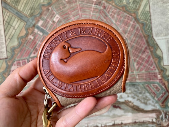 RARE Black Vintage Dooney Big Duck Coin Purse - munimoro.gob.pe