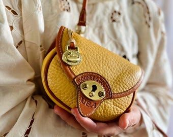 Vintage Dooney & Bourke Very Rare Taupe/burnt Cedar R03 Vintage Dooney & Bourke Very Rare Taupe/burnt Cedar R03