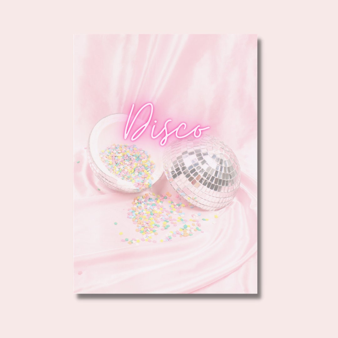 DISCO | Funny Poster | Digital Prints | Wall Art | Printable Poster ...