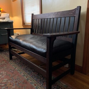L&JG Stickley Bench 225 Circa 1905 | Etsy