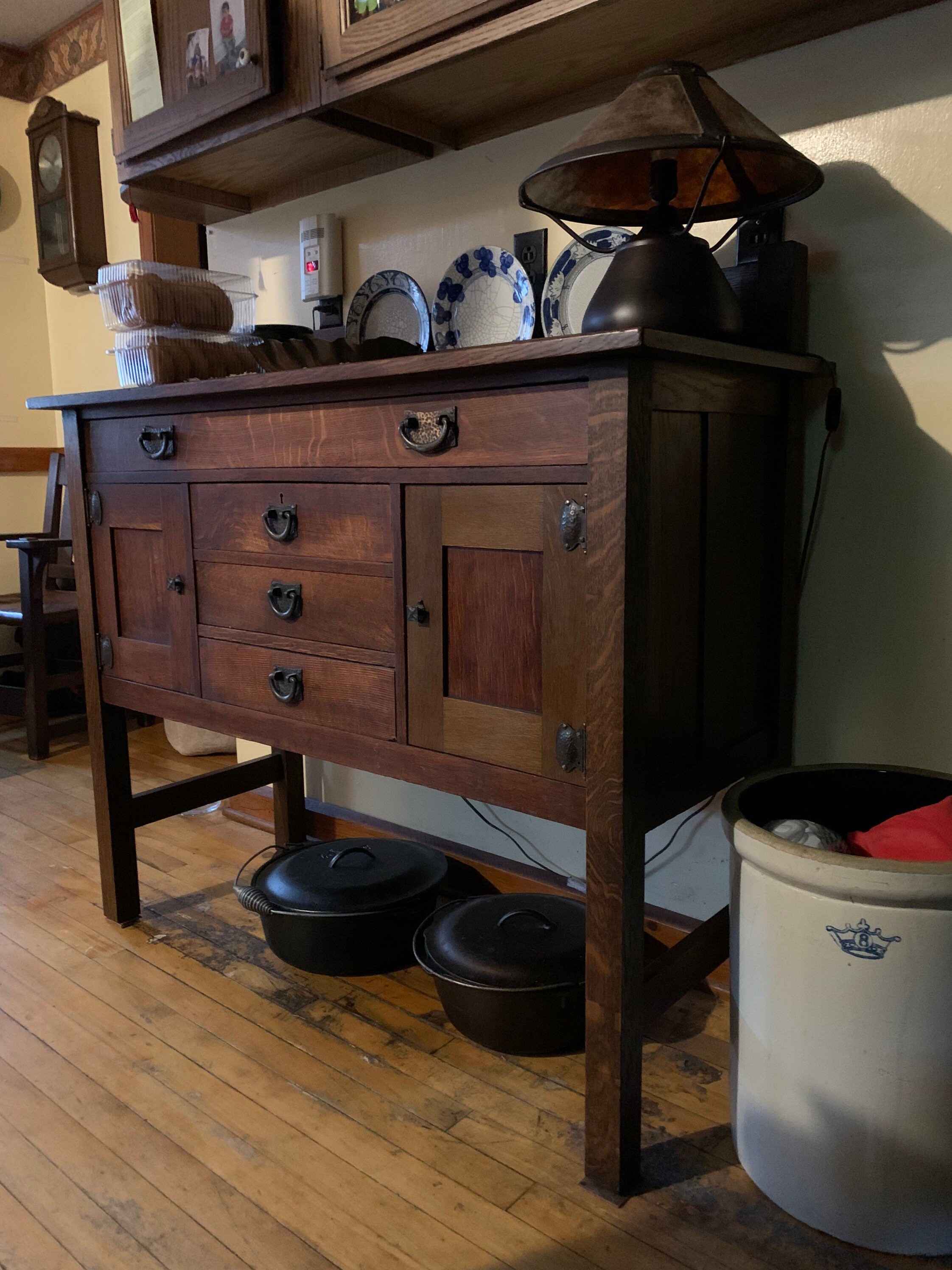 Antique Stickley Brothers Mission Oak Buffet Sideboard. - Etsy